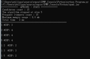 How to call SPMF from Python (as an external program)? | The Data Blog