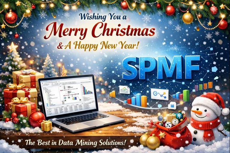 Merry X-Mas and Happy New year to SPMF users! | The Data Blog
